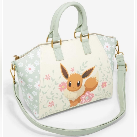 Loungefly | Bags | Loungefly Pokmon Pokemon Eevee Floral Satchel Bag ...